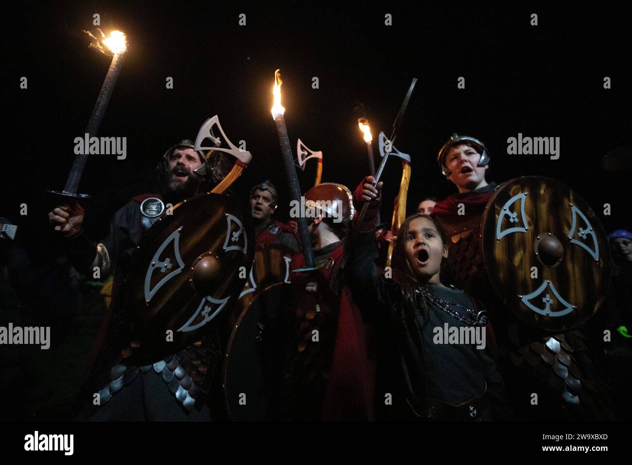 Edimburgo, Regno Unito. 29 dicembre 2023. Torchlight Procession torna ...