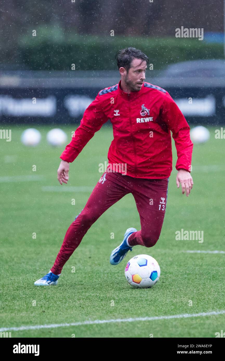 Mark Uth (1. FC K?ln, n. 13). Trainingsauftakt des 1. Le normative FC K?ln, AM 02.01.2024 ...