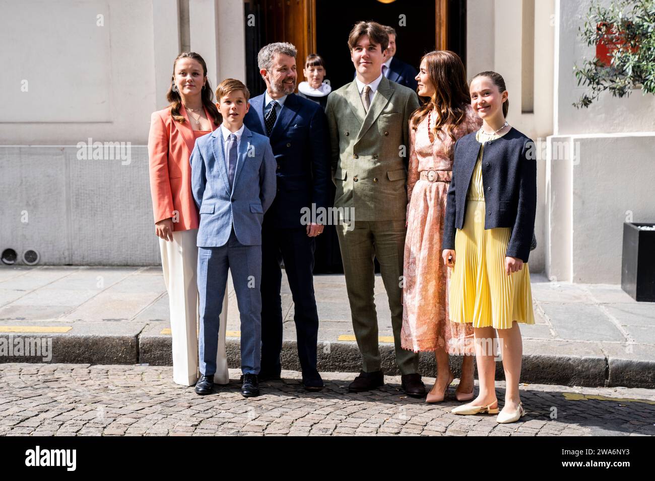 (FILE) il Principe Vincent, la Principessa Isabella, il Principe ...