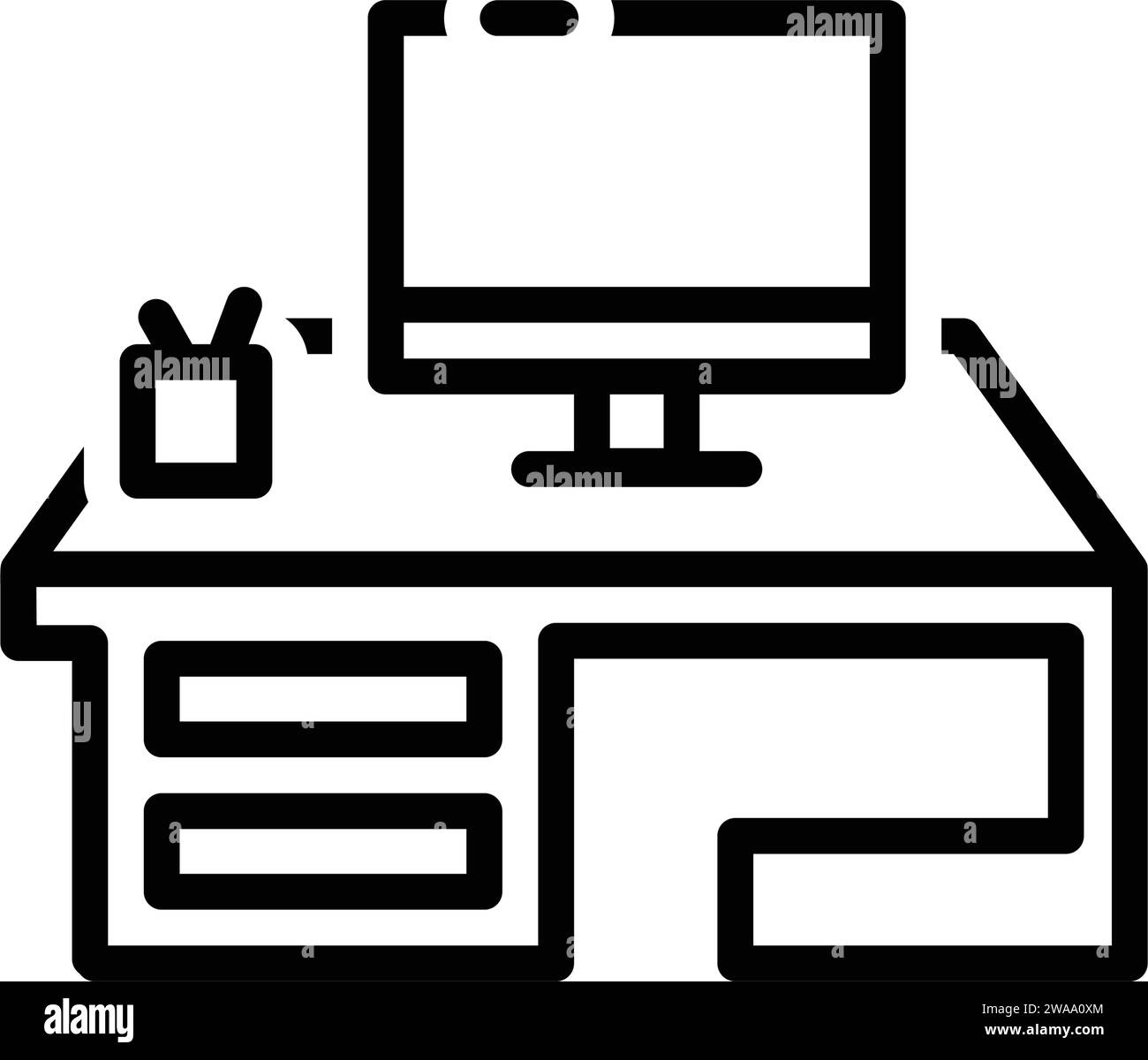 Scrivania del computer Immagini Vettoriali Stock - Pagina 2 - Alamy