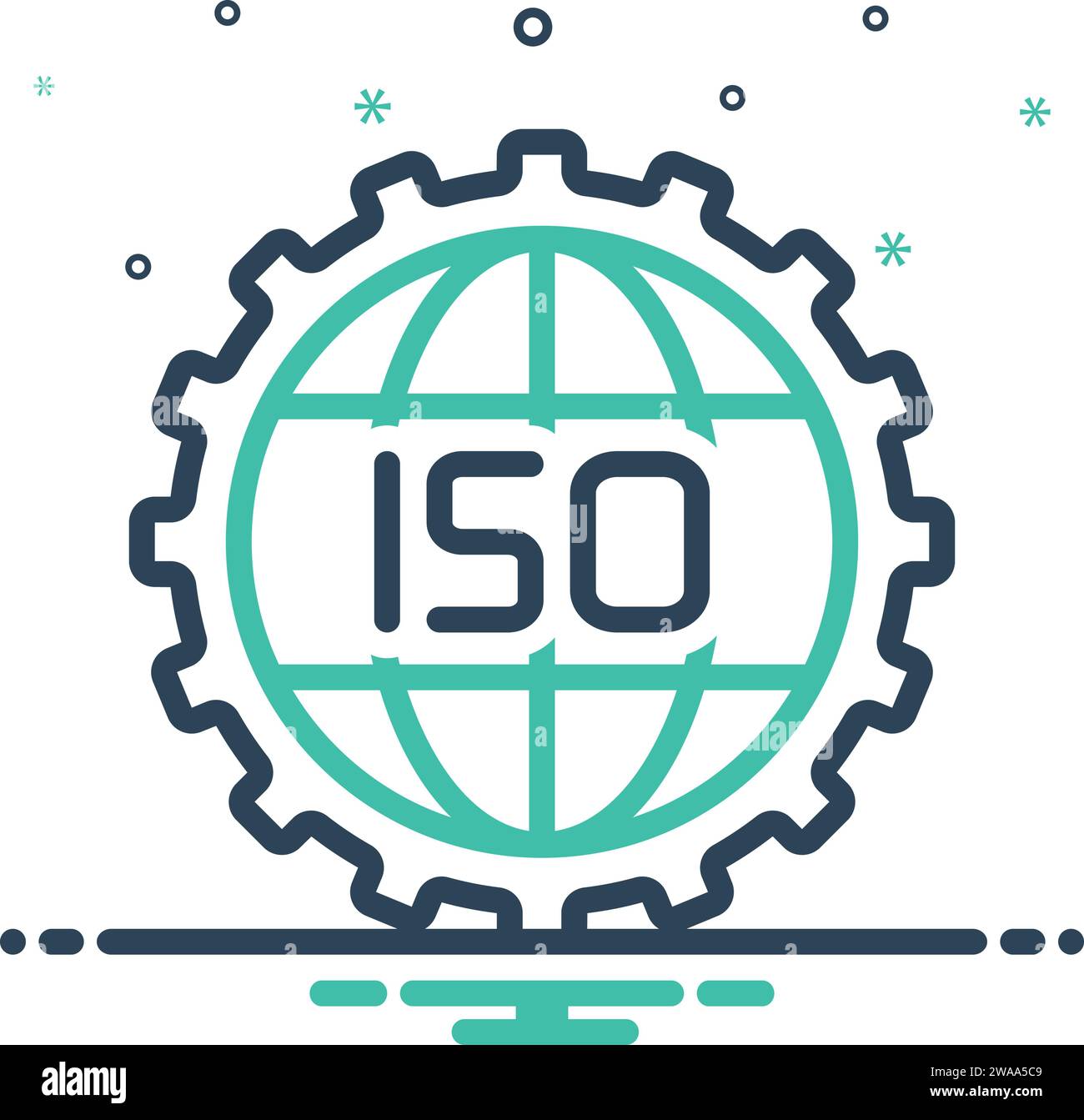Iso international organization standardization logo immagini e ...
