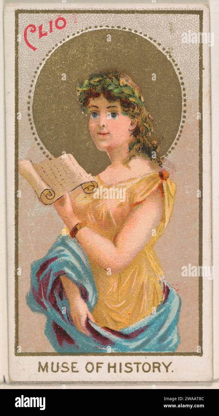 Clio, musa della storia, dalla serie le dee dei greci e dei romani ...