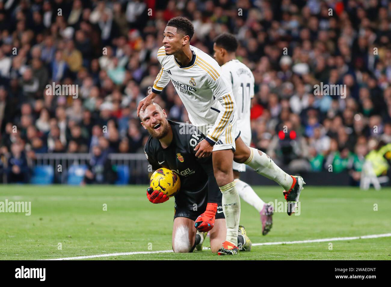 Madrid, Spagna, 3 gennaio 2024, Jude Bellingham del Real Madrid e ...