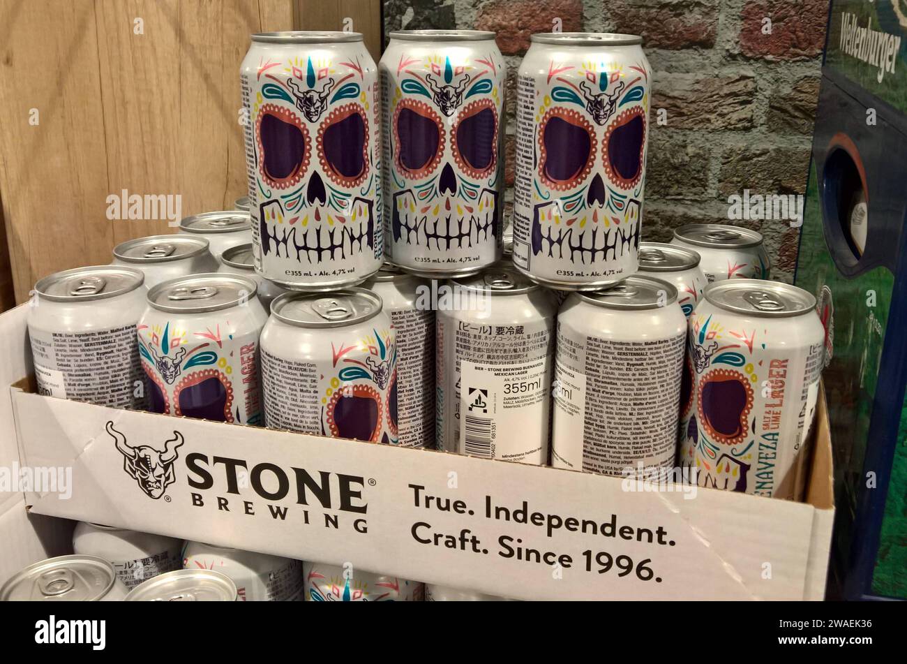 Stone Brewing, Buenaveza Lager - Bier. Die Stone Brewing Company ist ...