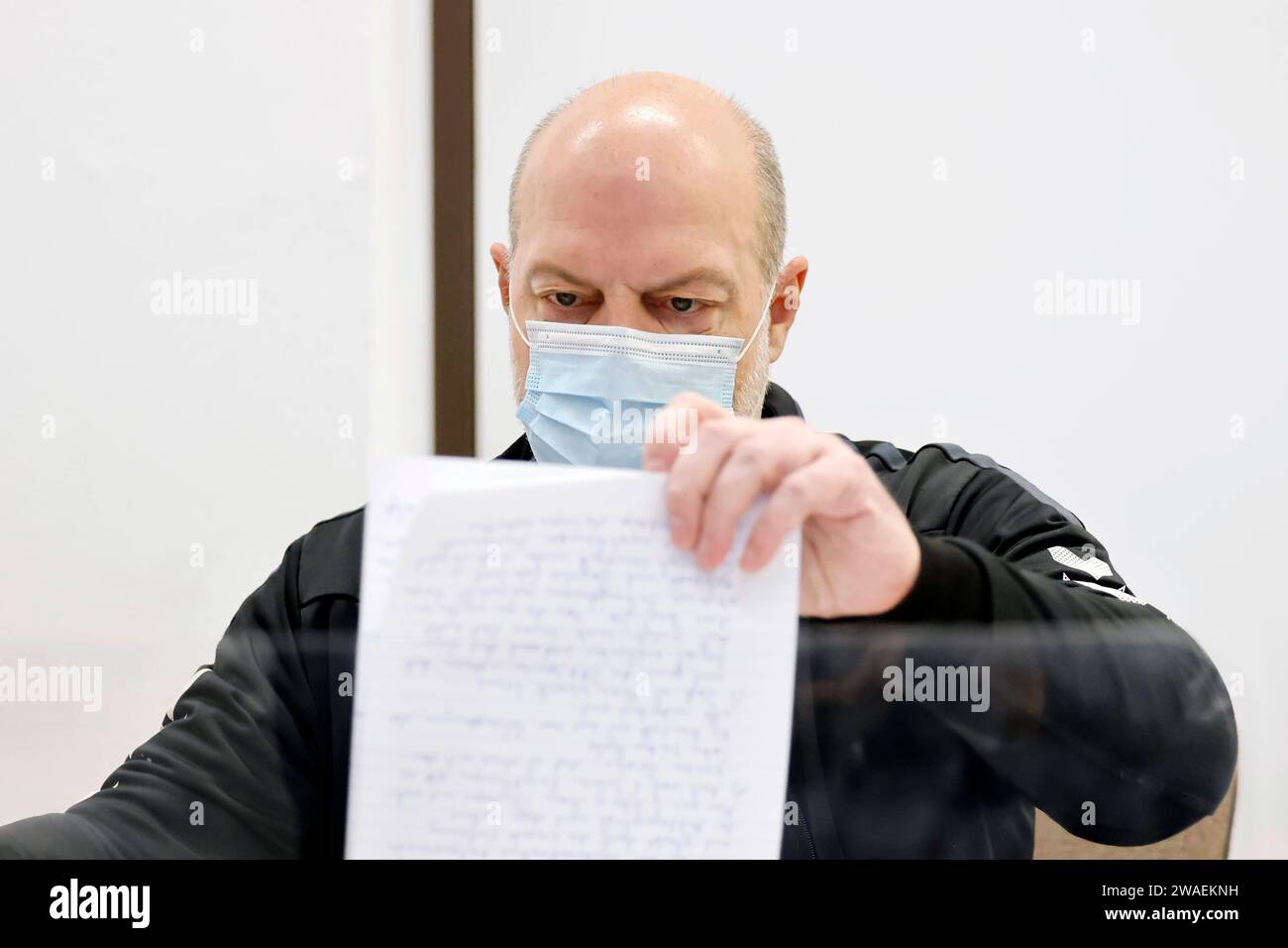 Der Angeklagte Thomas Drach bei seinem Strafprozess vor dem Kölner ...