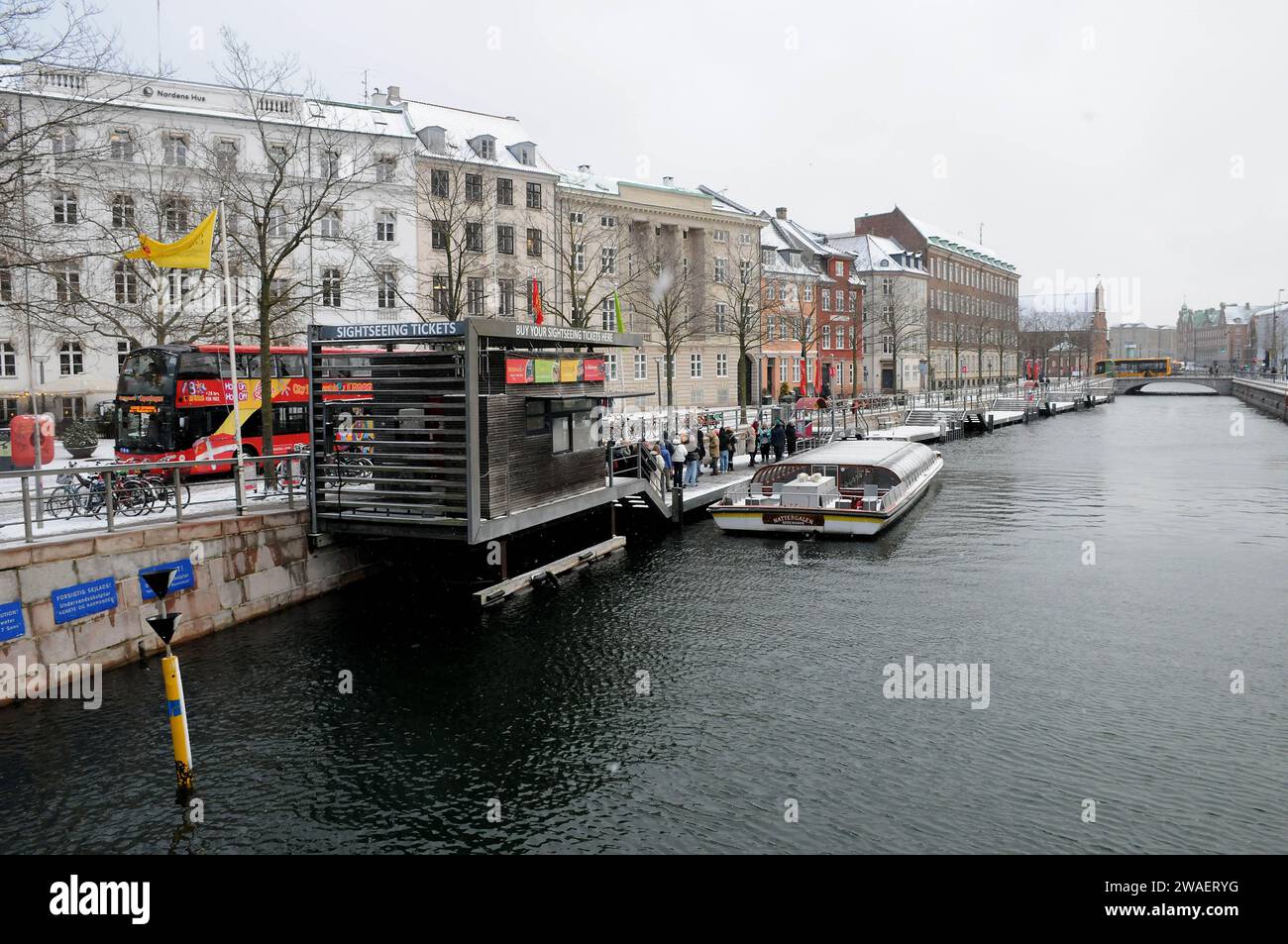 Copenhagen, Danimarca /04 gennaio 2024/.il turismo invernale nella ...