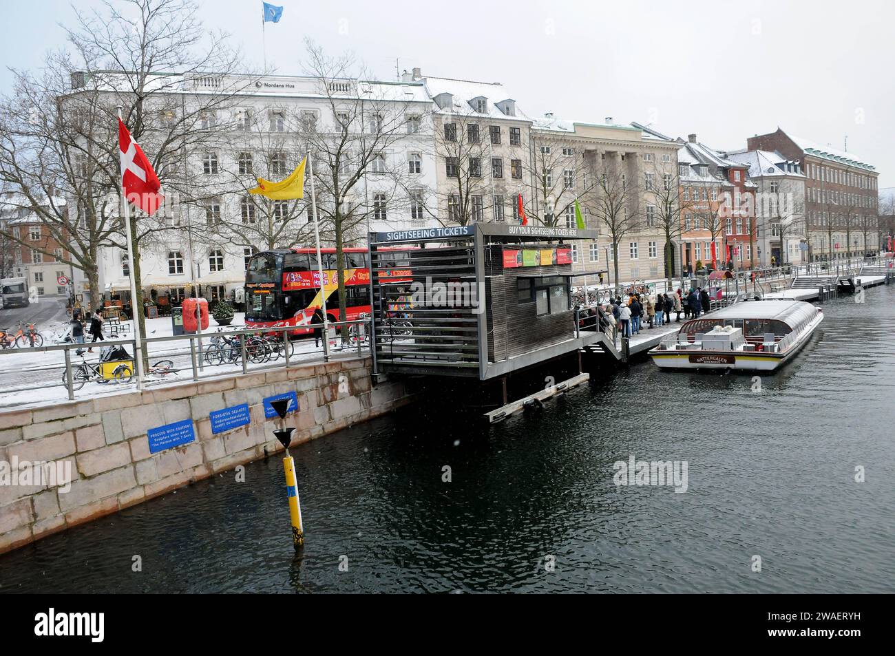 Copenhagen, Danimarca /04 gennaio 2024/.il turismo invernale nella ...