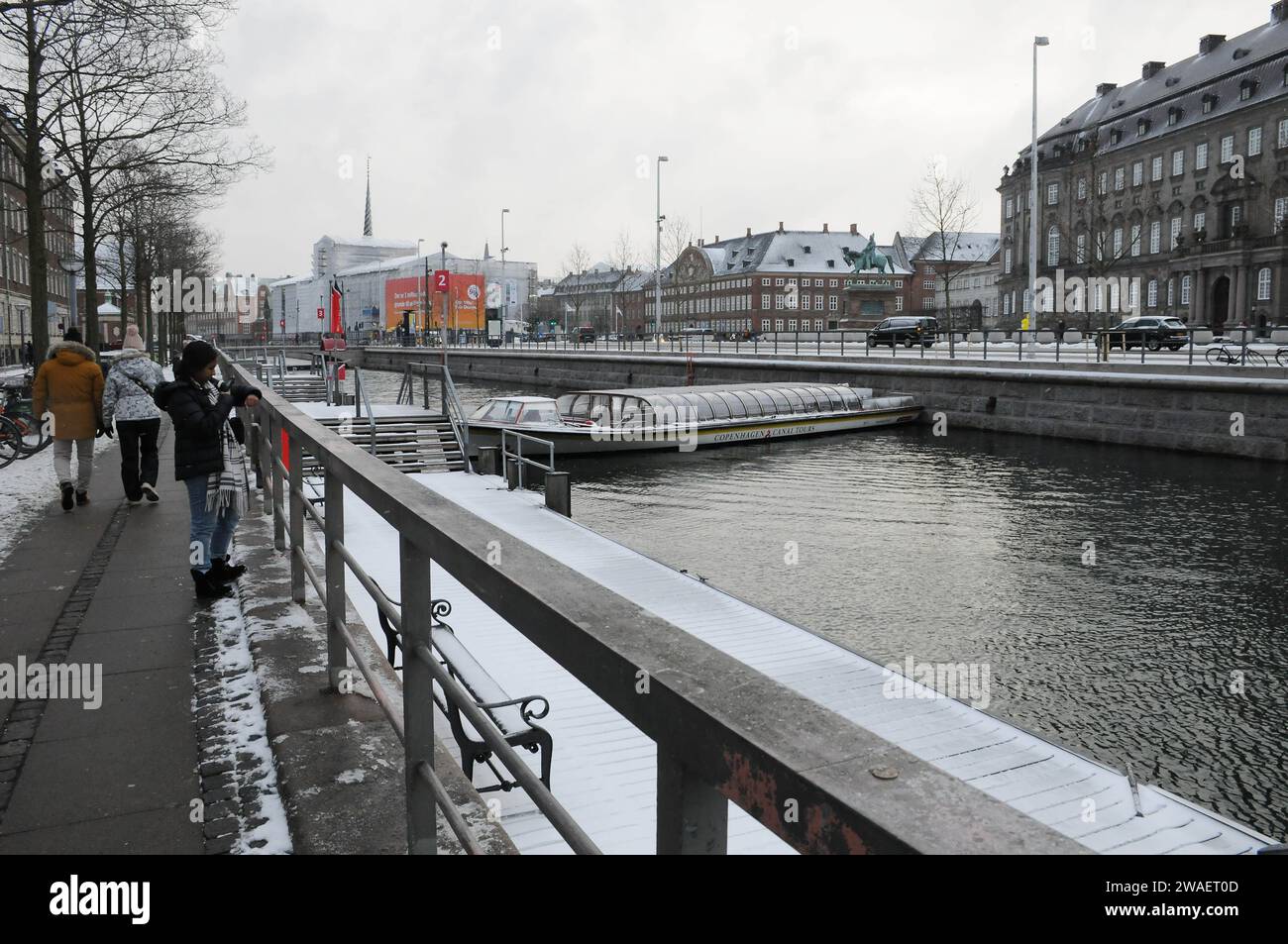 Copenhagen, Danimarca /04 gennaio 2024/.il turismo invernale nella ...