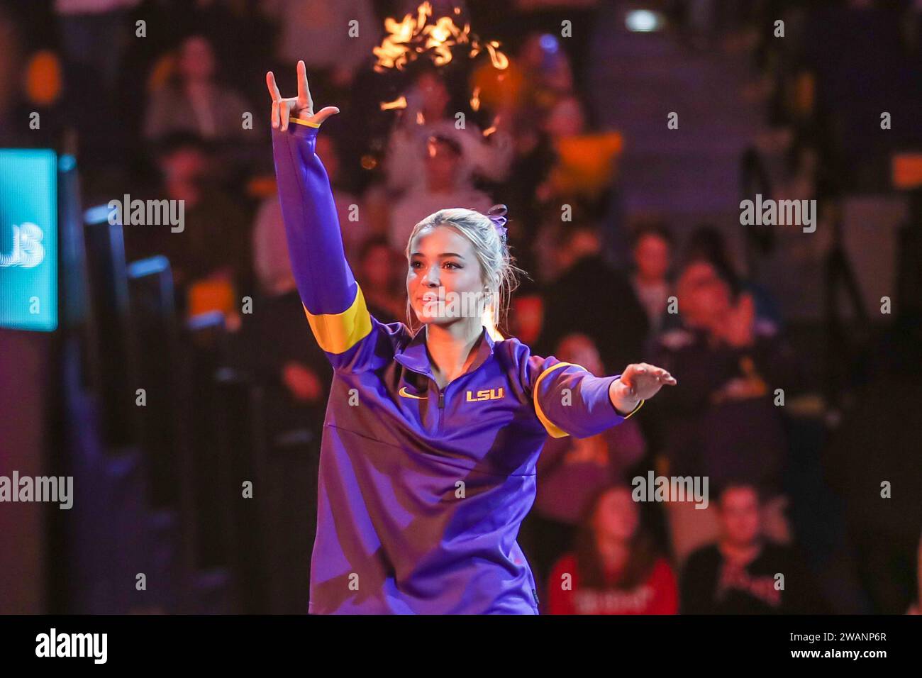 5 gennaio 2024: Olivia ''Livvy'' Dunne della LSU viene presentata alla ...