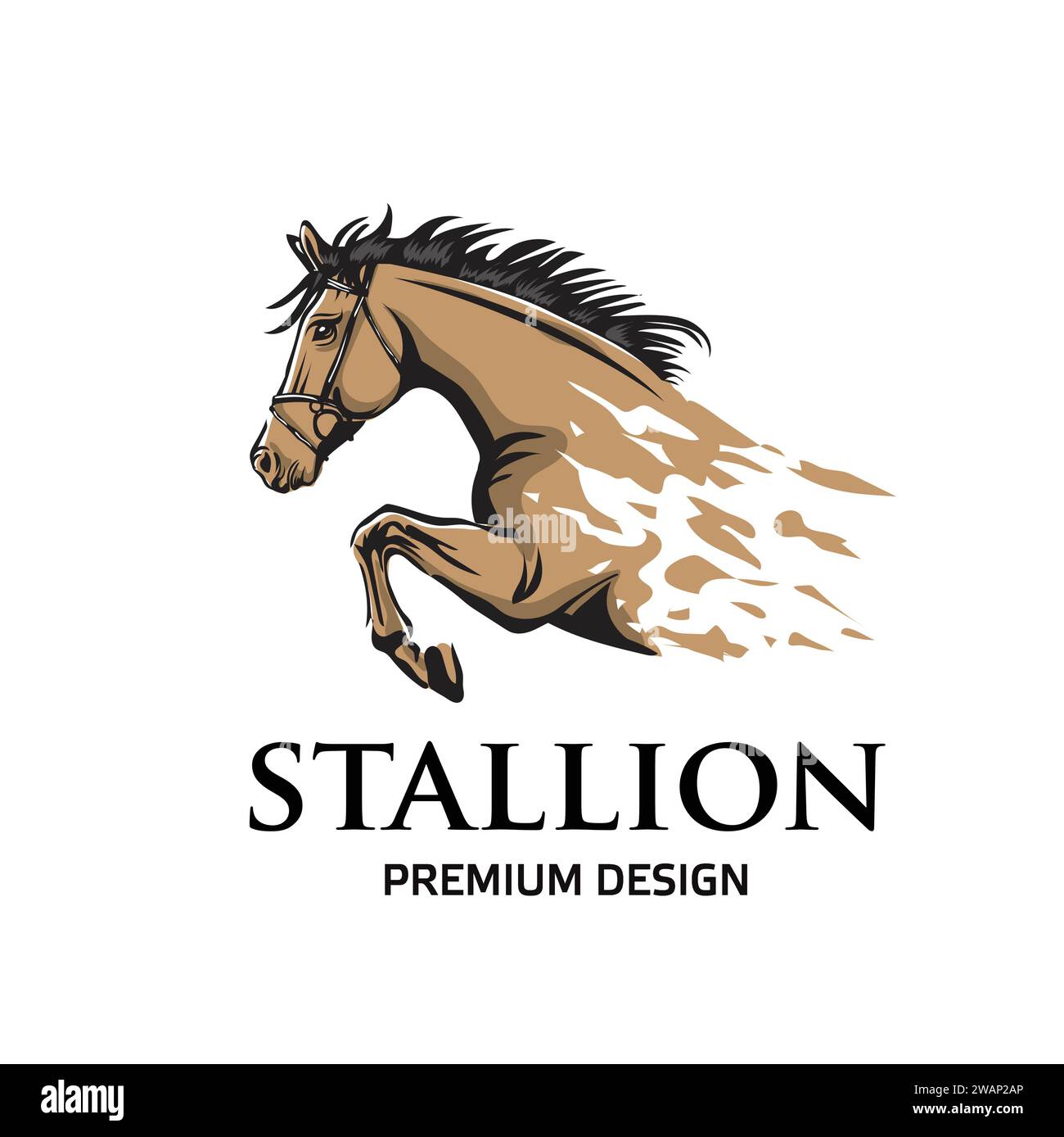 Testa di stallone Immagini Vettoriali Stock - Alamy