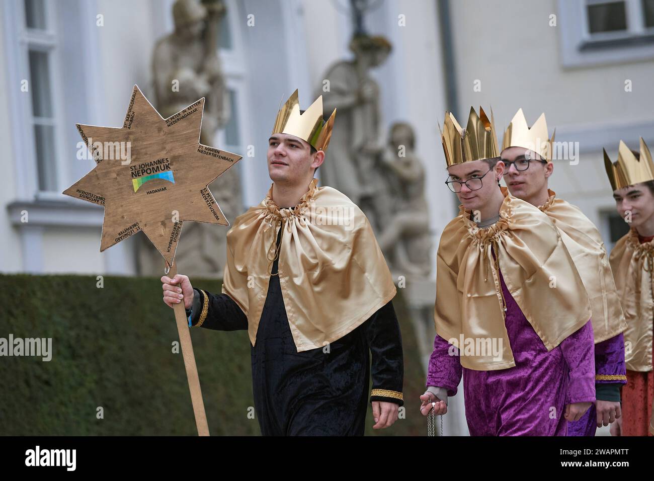 Zum Dreikoenigstag am 06.01.2024 empfaengt Bundespraesident Frank-Walter Steinmeier nicht ...