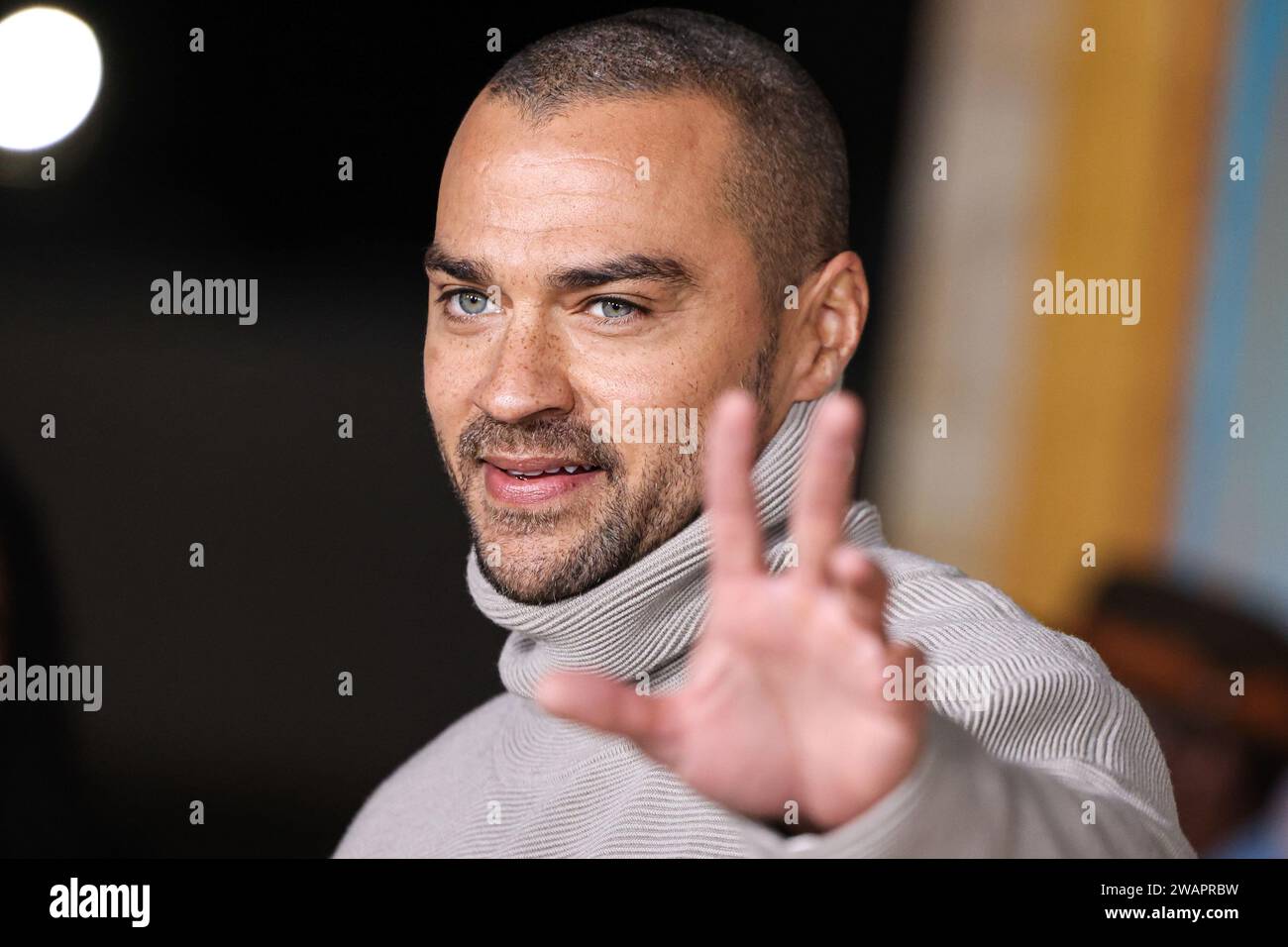 LOS ANGELES, CALIFORNIA, USA - GENNAIO 05: Jesse Williams arriva alla ...