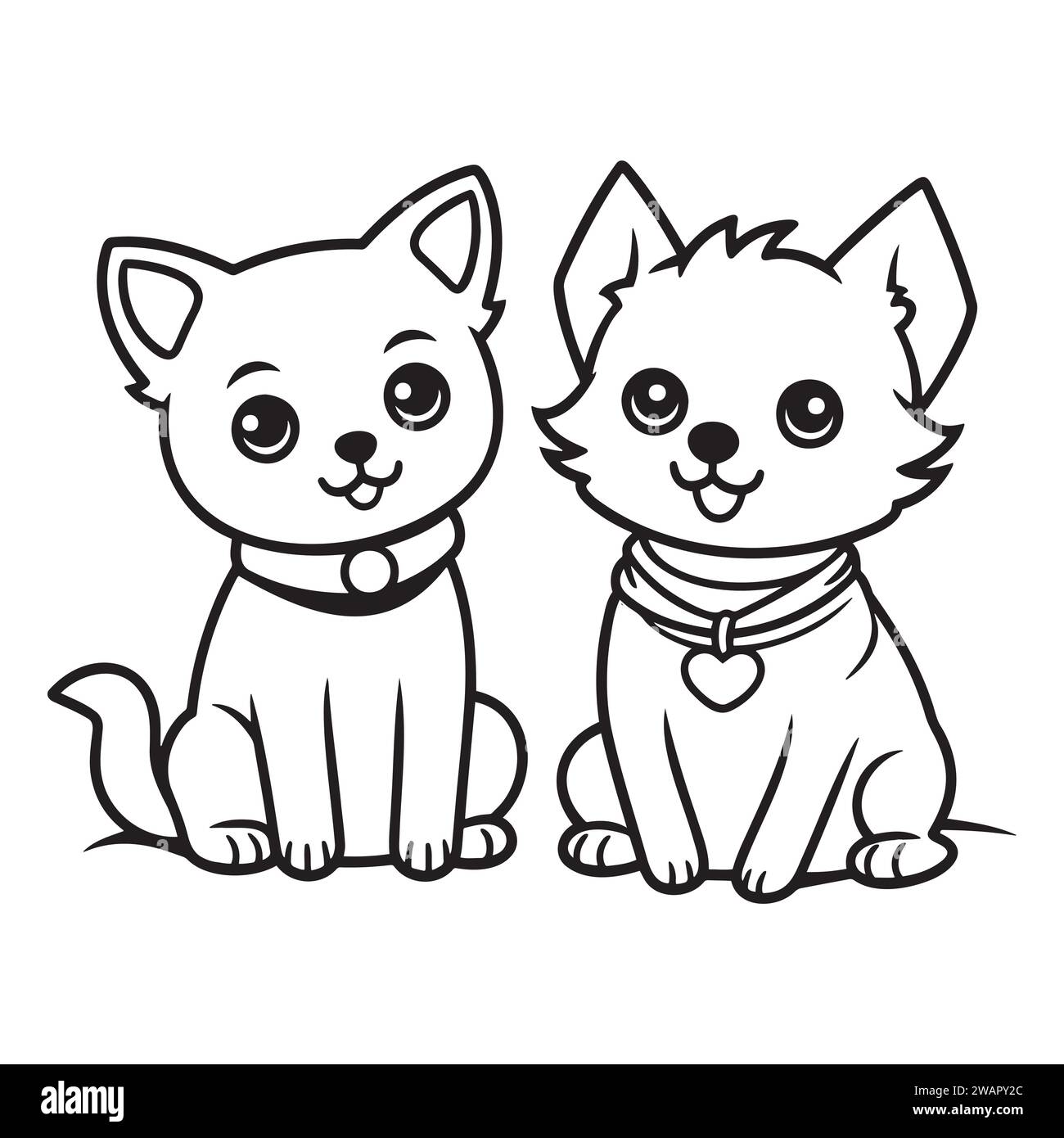 Disegno Di Cane E Gatto