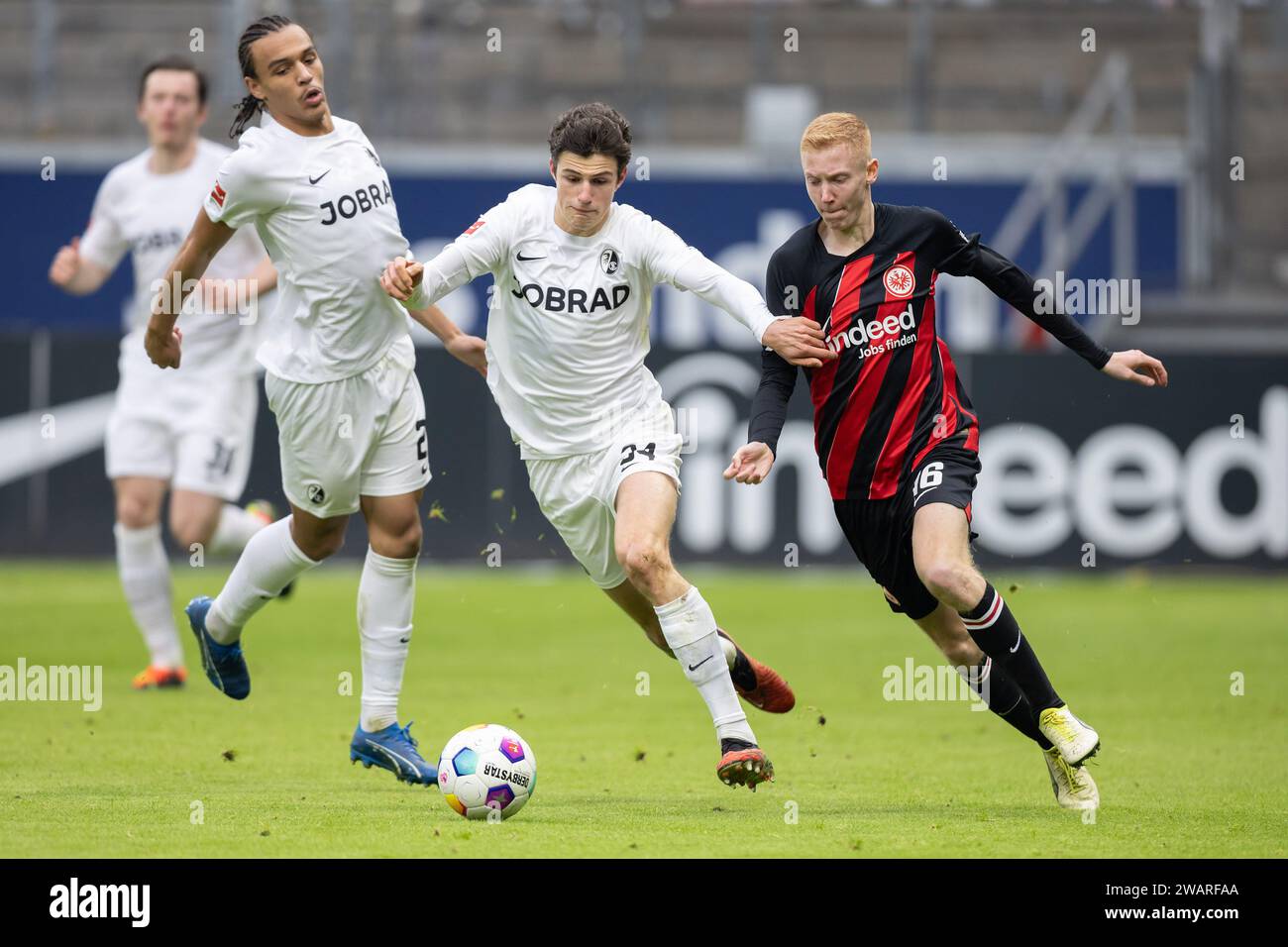 6 gennaio 2024, Assia, Francoforte sul meno: Duello tra Merlin Röhl ...