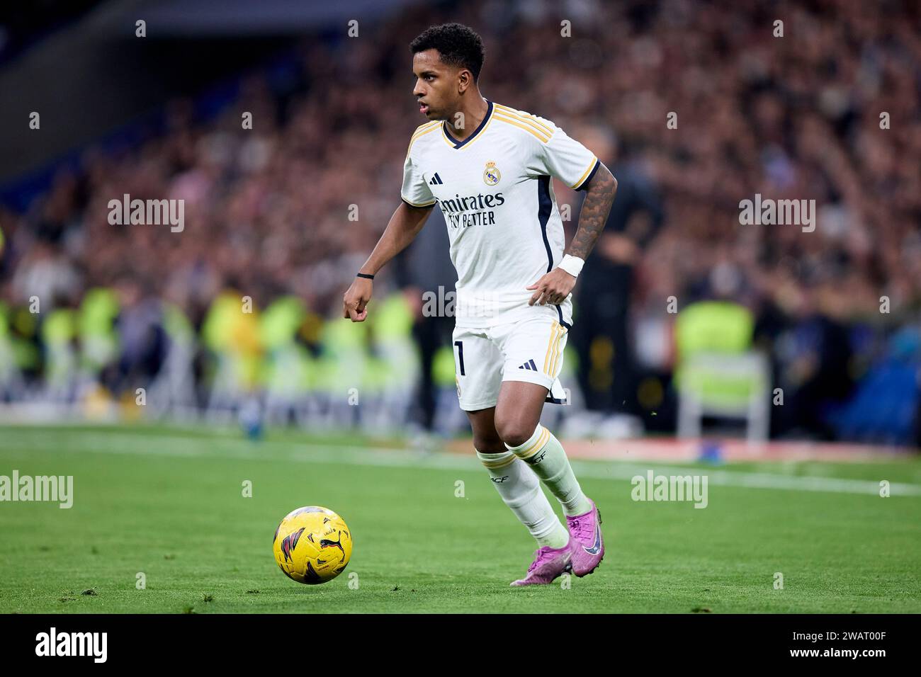 MADRID, SPAGNA - 03 GENNAIO: Rodrygo passa al Real Madrid durante la ...