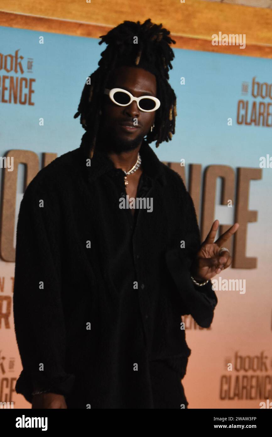 Los Angeles, California, USA 5 gennaio 2024 Rapper Saint JHN, alias ...