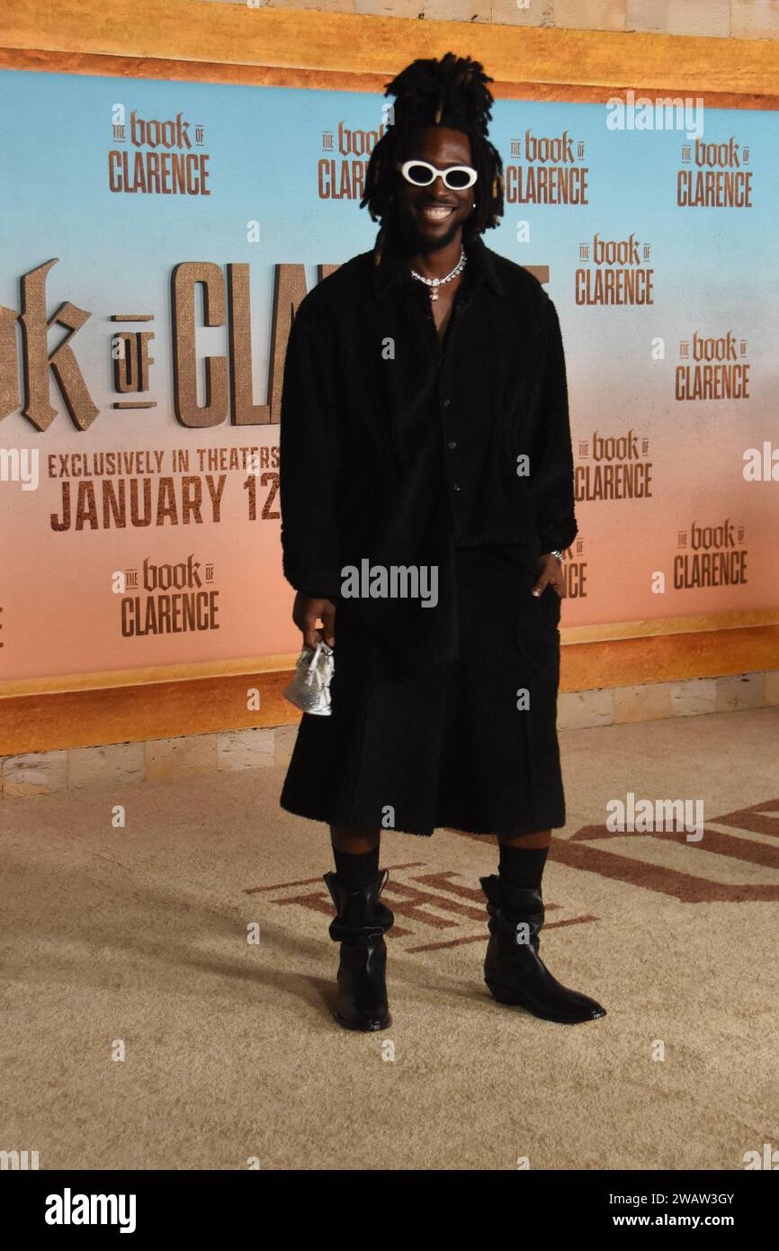 Los Angeles, California, USA 5 gennaio 2024 Rapper Saint JHN, alias ...