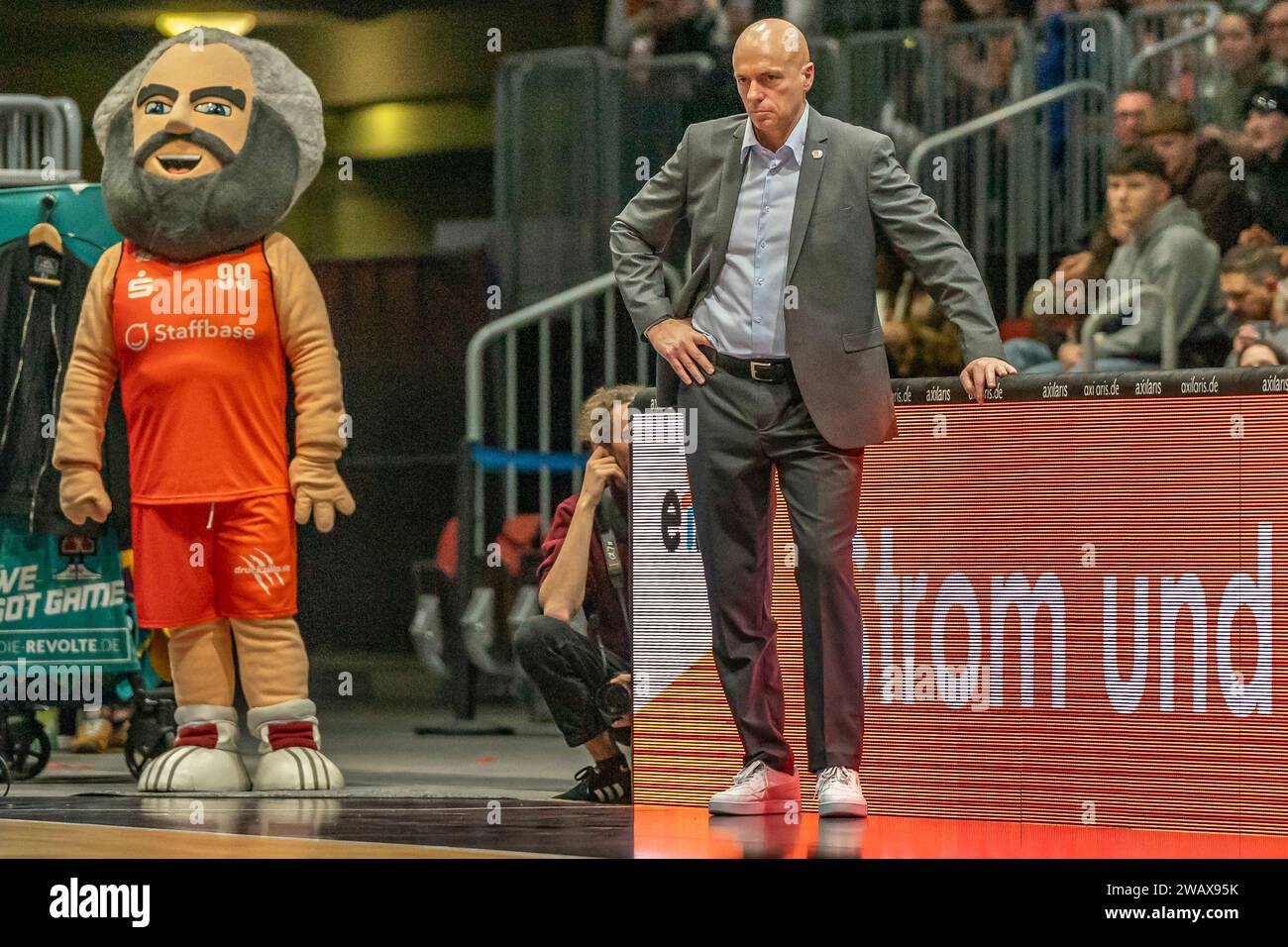 Chemnitz, Deutschland 06. Gennaio 2024: 1.BBL - 2023/2024 - Niners ...