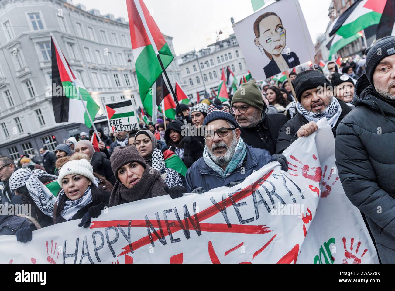Manifestazione, tutta la Danimarca per le strade della Palestina ...