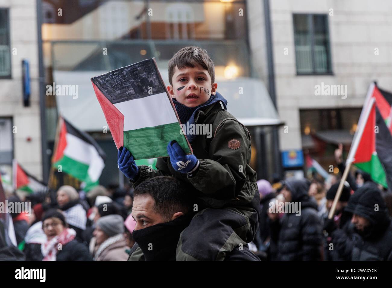 Manifestazione, tutta la Danimarca per le strade della Palestina ...