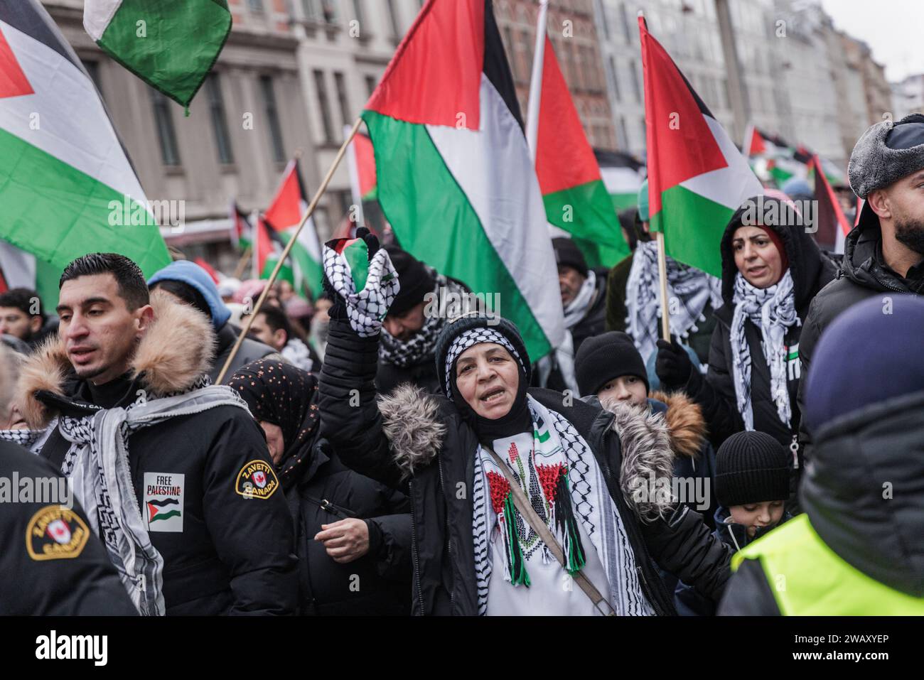 Manifestazione, tutta la Danimarca per le strade della Palestina ...