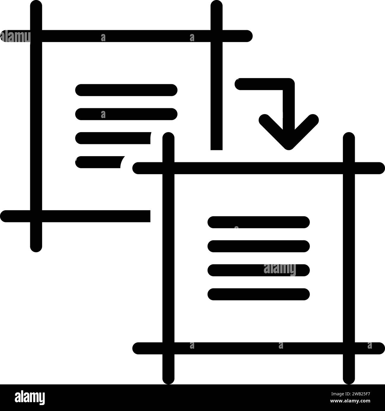 Copia incolla Foto e Immagini Stock in Bianco e Nero - Alamy