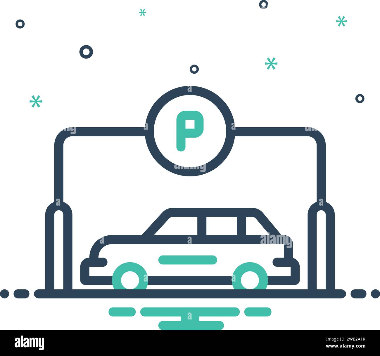 Cartello stradale di parcheggio Immagini Vettoriali Stock - Alamy