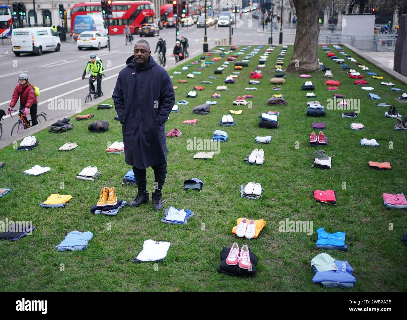 Idris Elba durante il lancio della sua campagna Don't Stop Your Future ...