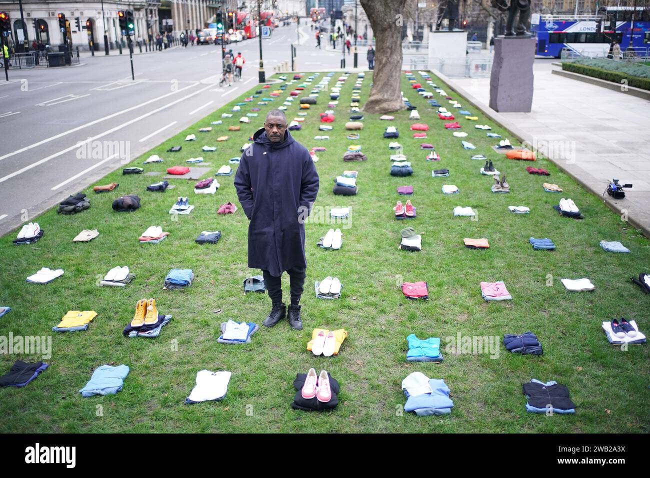 Idris Elba durante il lancio della sua campagna Don't Stop Your Future ...