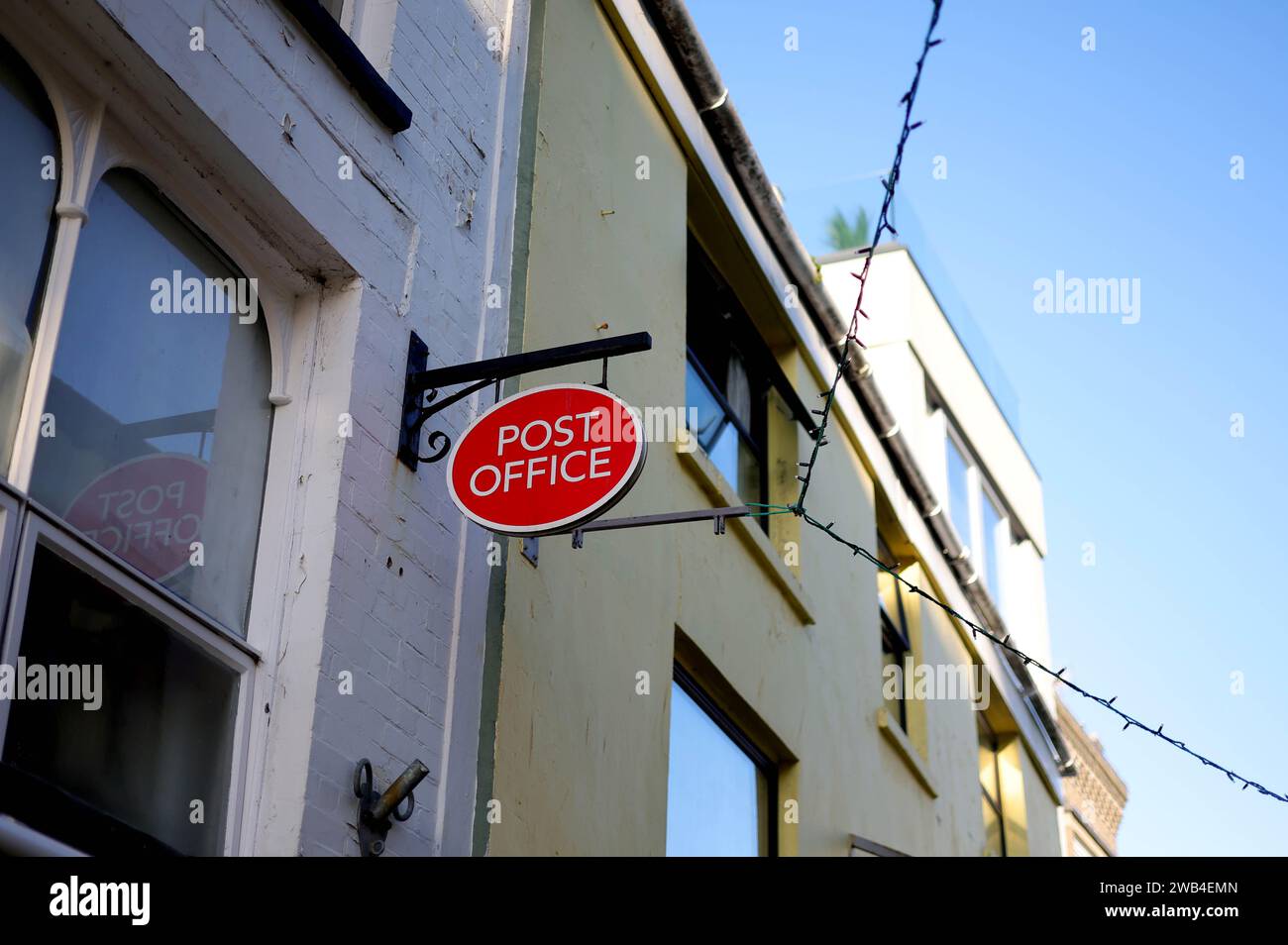 Fowey, Cornovaglia, Regno Unito. 8 gennaio 2024. Scandalo dell'ufficio ...