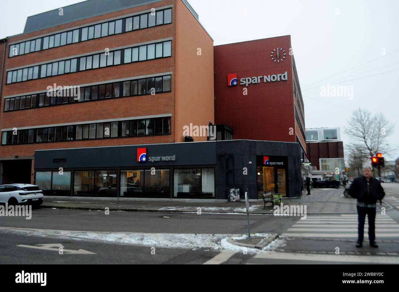 Copenhagen, Danimarca /09 gennaio 2024/. Edificio della filiale della ...