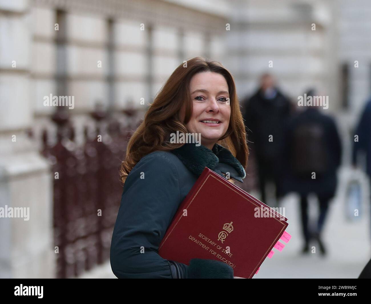 Londra, Regno Unito, 9 gennaio 2024. Gillian Keegan, Segretario di ...
