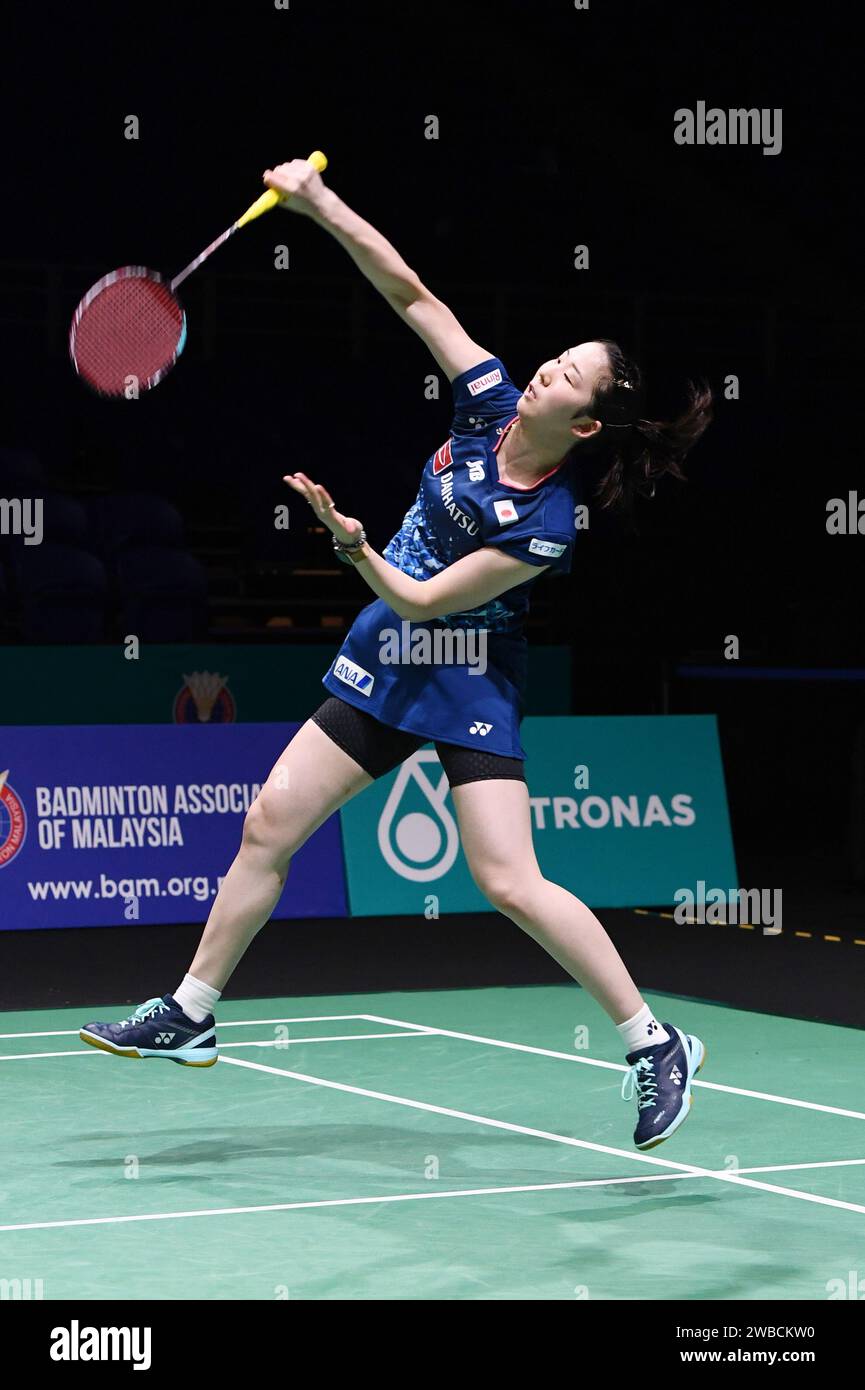 Axiata Arena, Kuala Lumpur, Malesia. 9 gennaio 2024. Wakana Nagahara ...