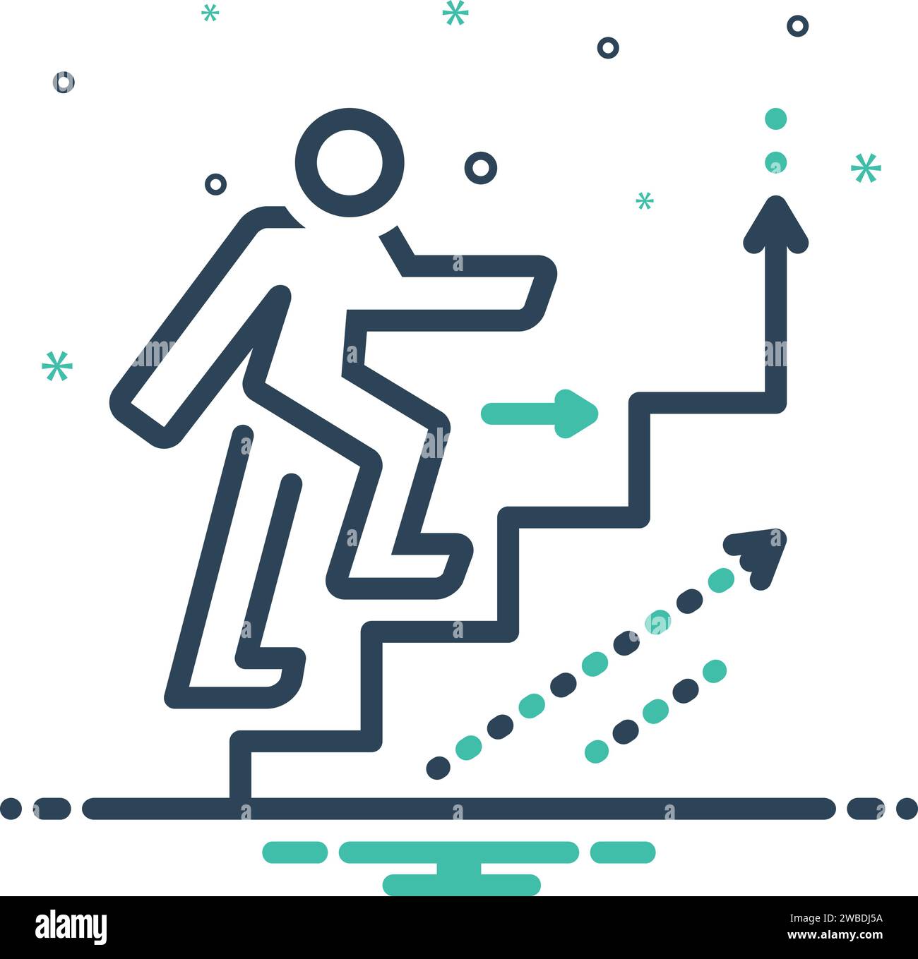 Superare nella corsa Immagini Vettoriali Stock - Alamy