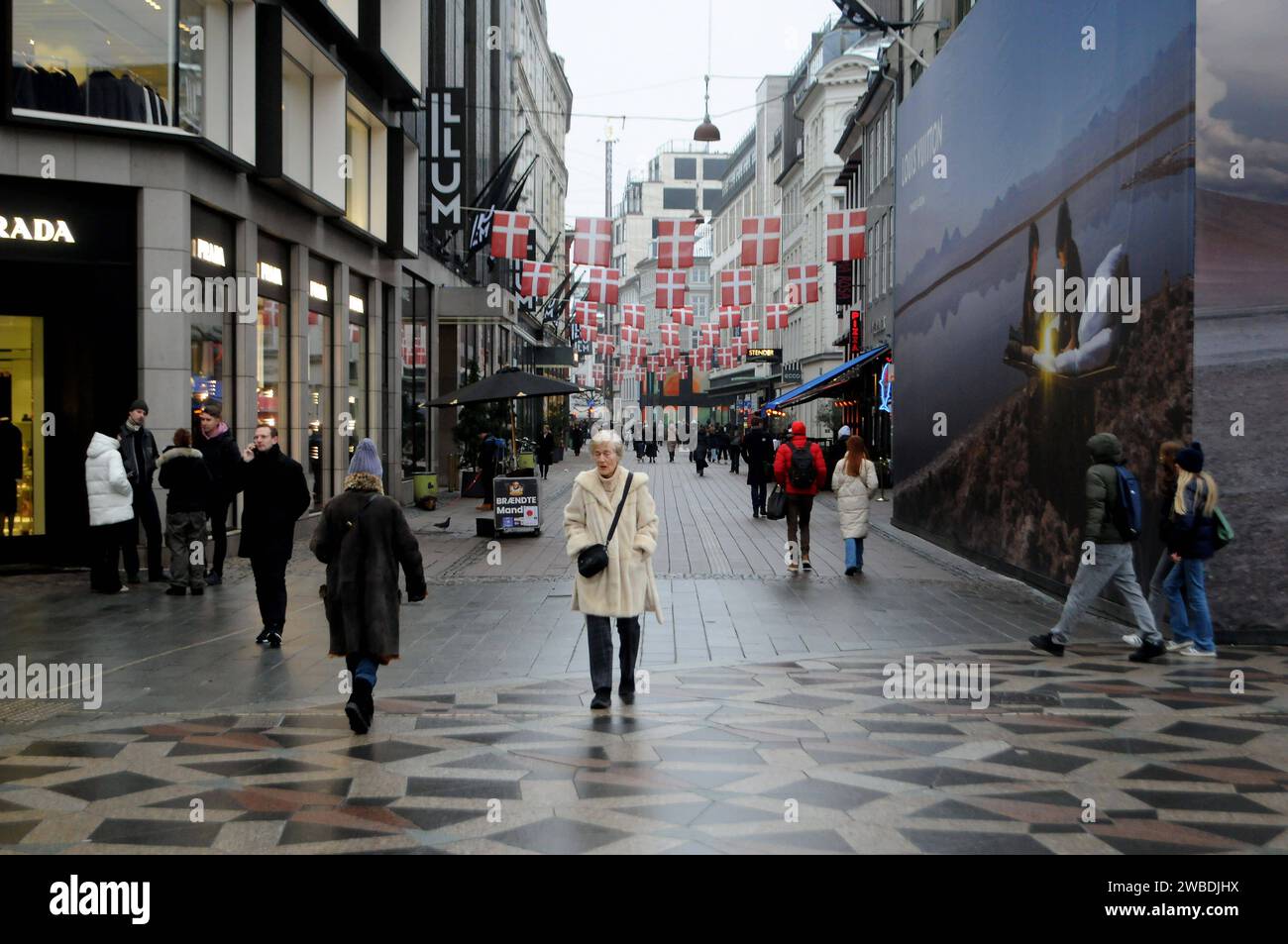 Copenaghen, Danimarca /10 gennaio 2024/.i danesi iniziano a festeggiare ...