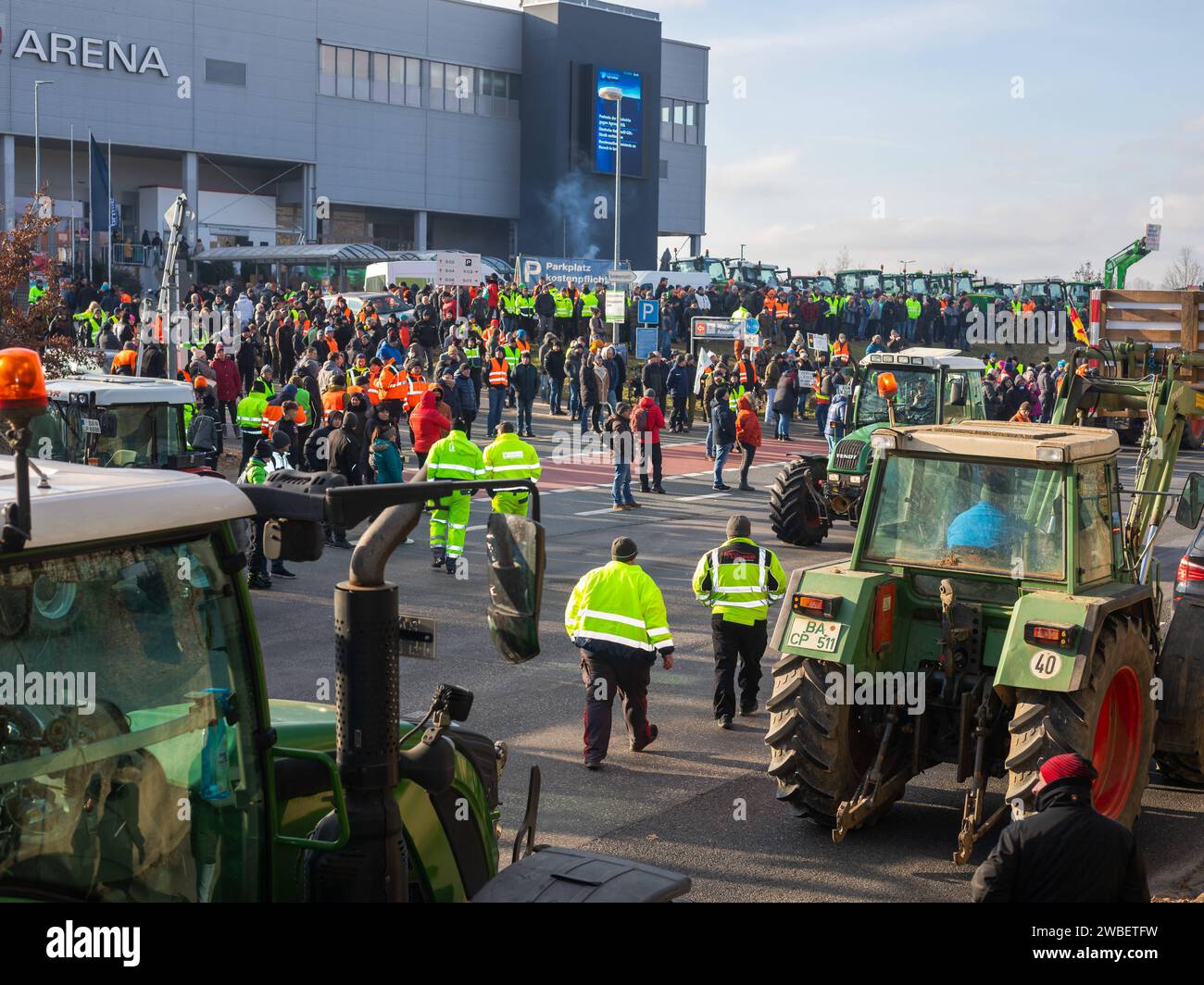 Großer Bauernprotest in Bamberg EUROPA, DEUTSCHLAND, BAYERN, BAMBERG 08 ...