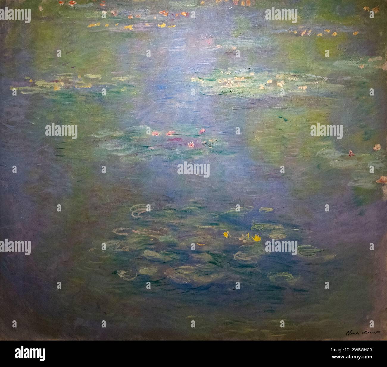 Water lilies by claude monet immagini e fotografie stock ad alta ...