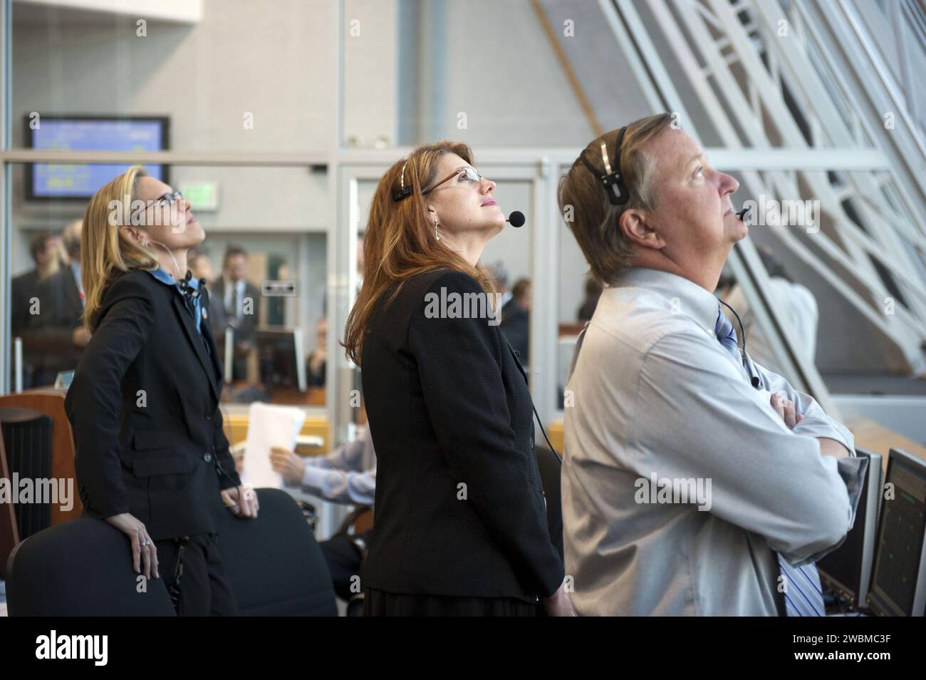 CAPE CANAVERAL, Ban. -- nella sala di fuoco 4 del Launch Control Center ...