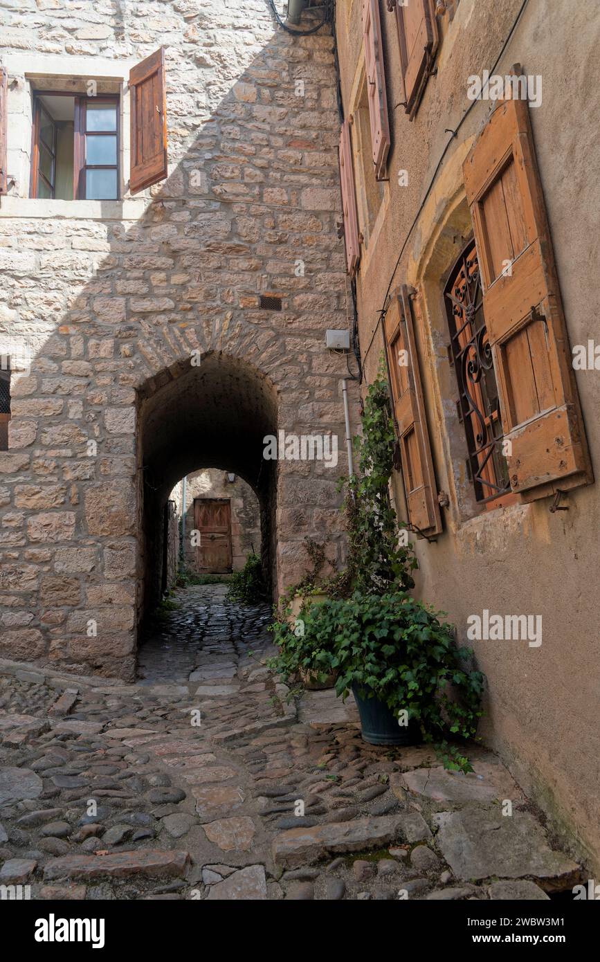 le Village médieval de Sainte enimie au coeur de la vallée du Tarn et l ...