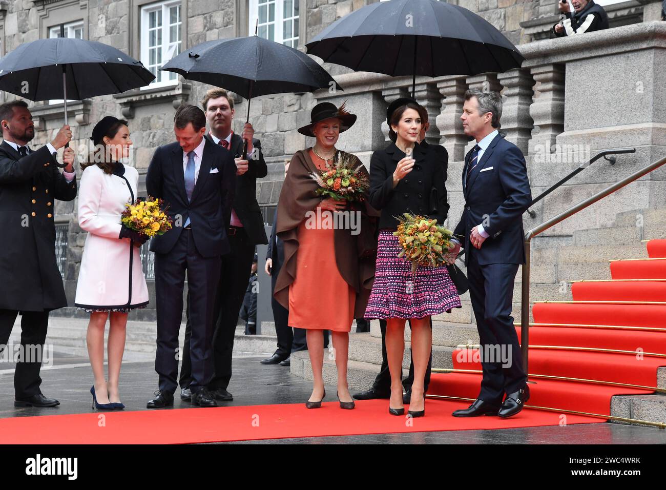 Copenaghen/Danimarca 02 ottobre 2018.. Famiglia di raoyal danese H.M.la ...