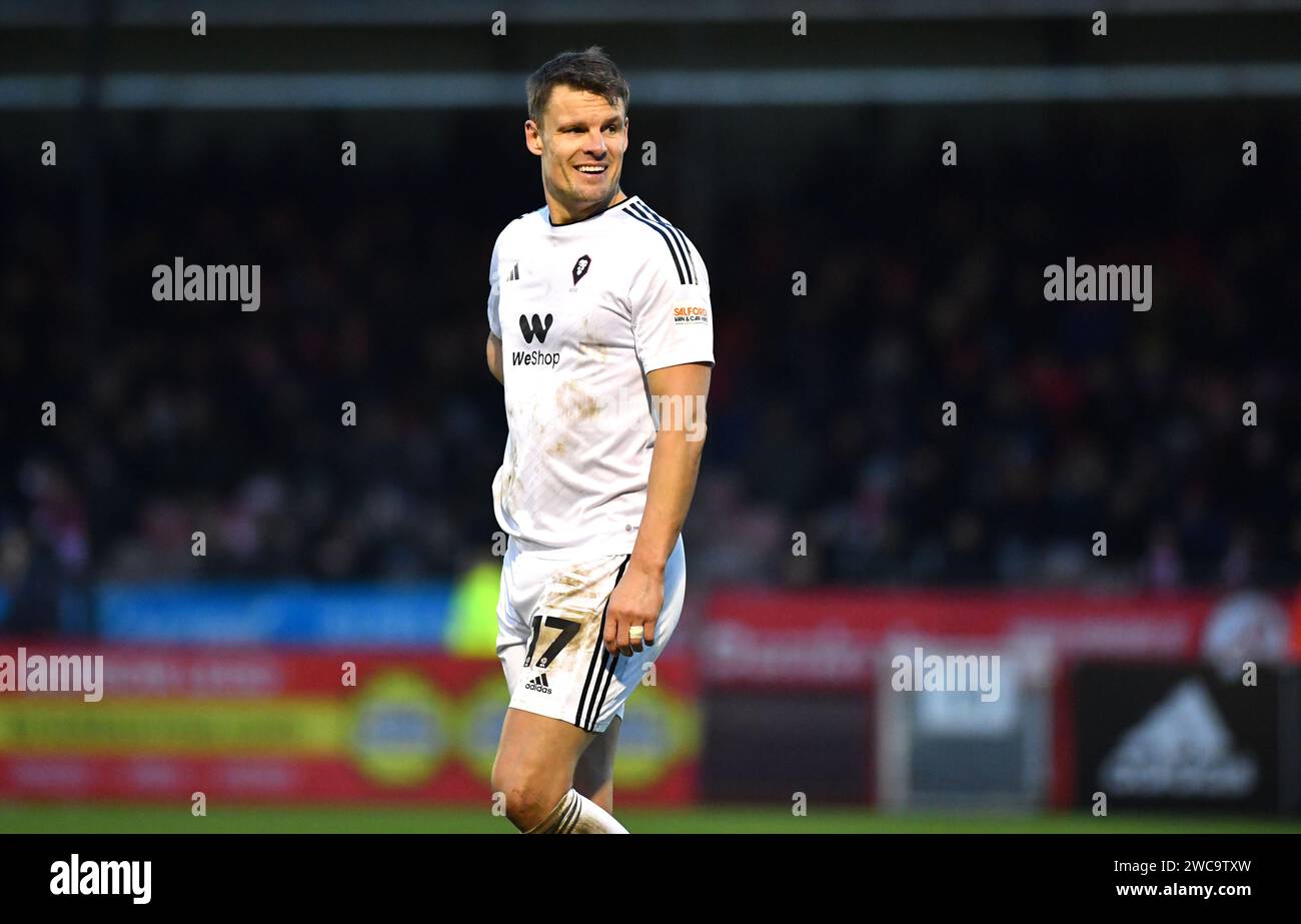 Matt Smith di Salford durante la partita Sky Bet EFL League Two tra ...