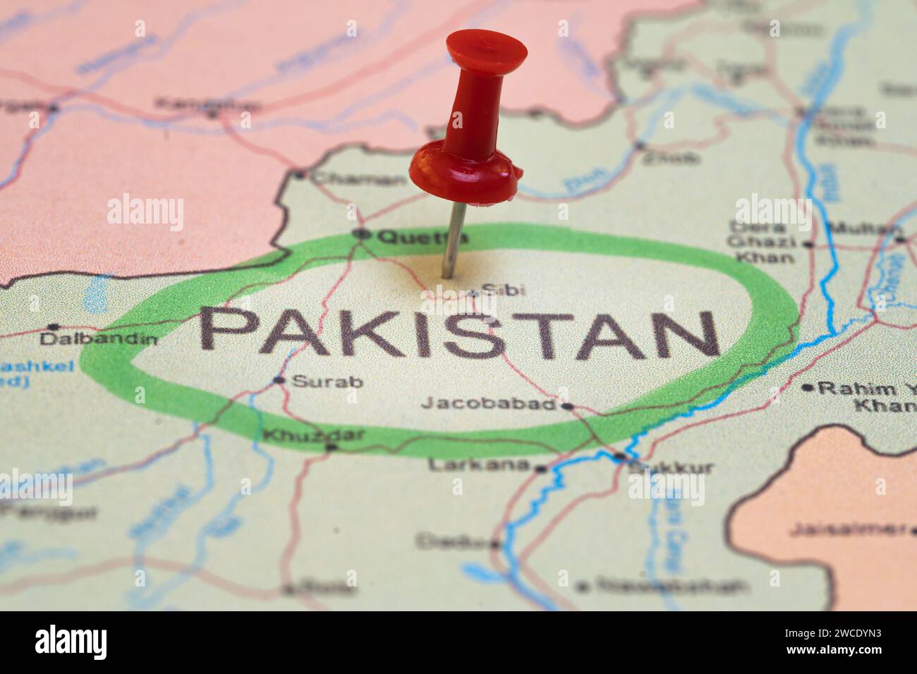 Mappa della regione del pakistan immagini e fotografie stock ad alta ...