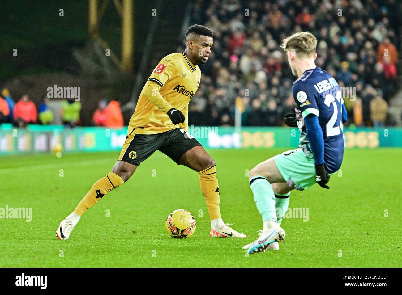 16 gennaio 2024; Molineux Stadium, Wolverhampton, West Midlands ...