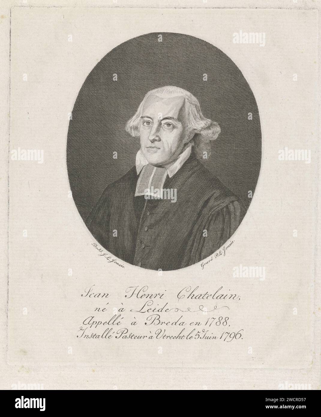 Ritratto di Jean Henri Chatelain, Pierre Etienne Lambert Jonxis, dopo ...