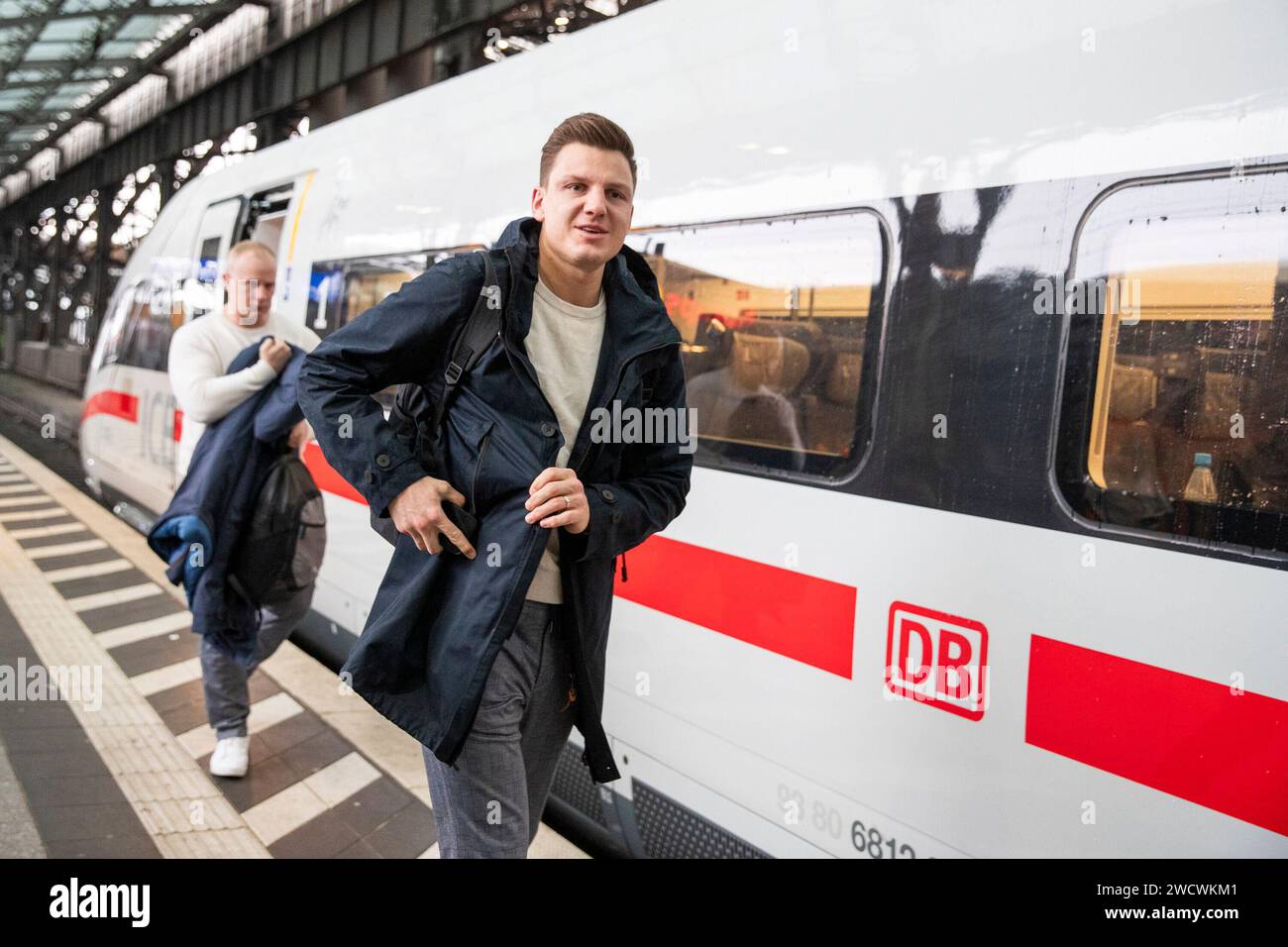 Christoph Steinert beim Empfang der deutschen Handballnationalmannschaft am Hauptbahnhof, AM 17. ...