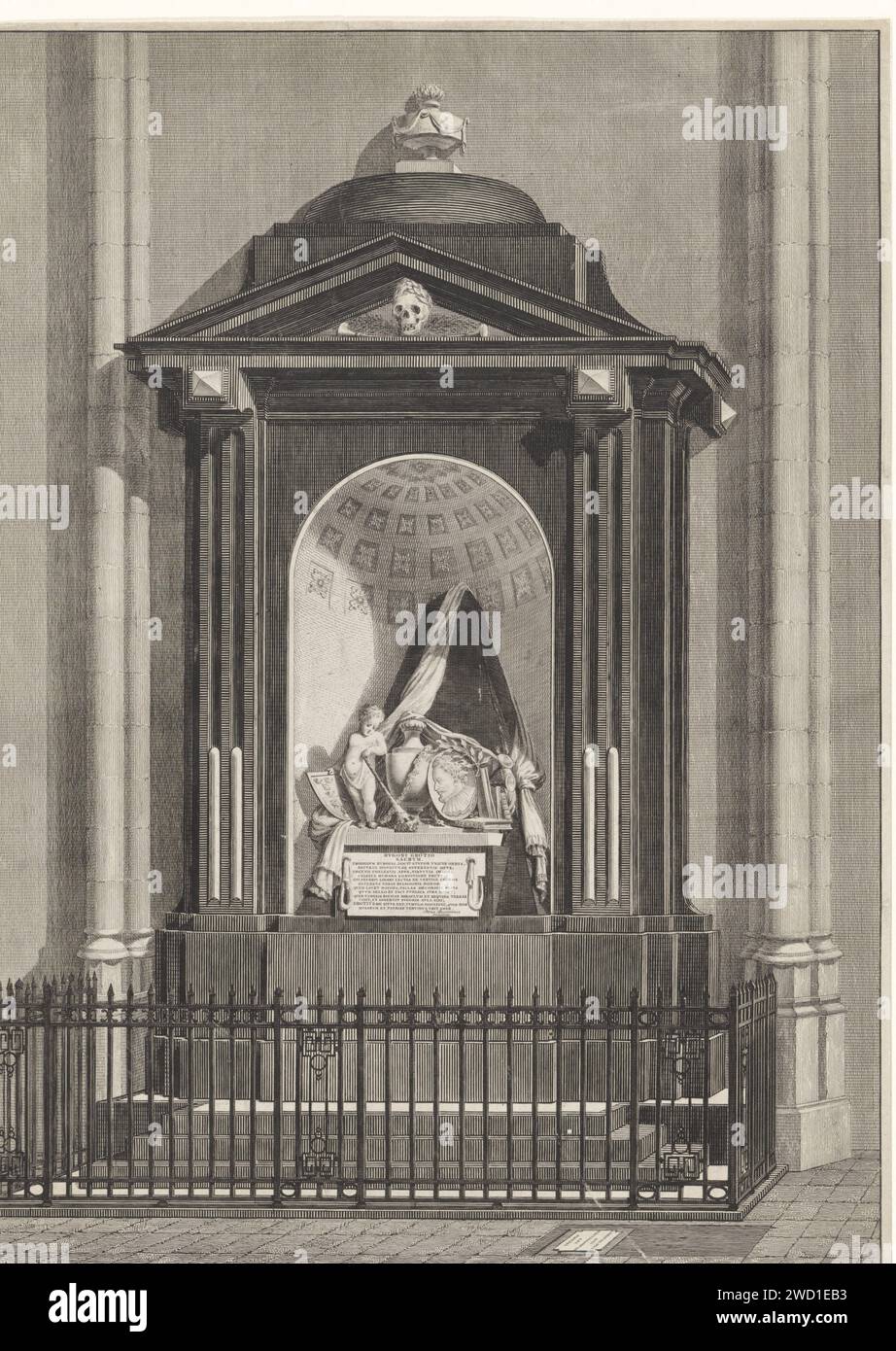 Graftombe van Hugo de Groot, morto nel 1645, Johan van der SPRUYT, dopo ...