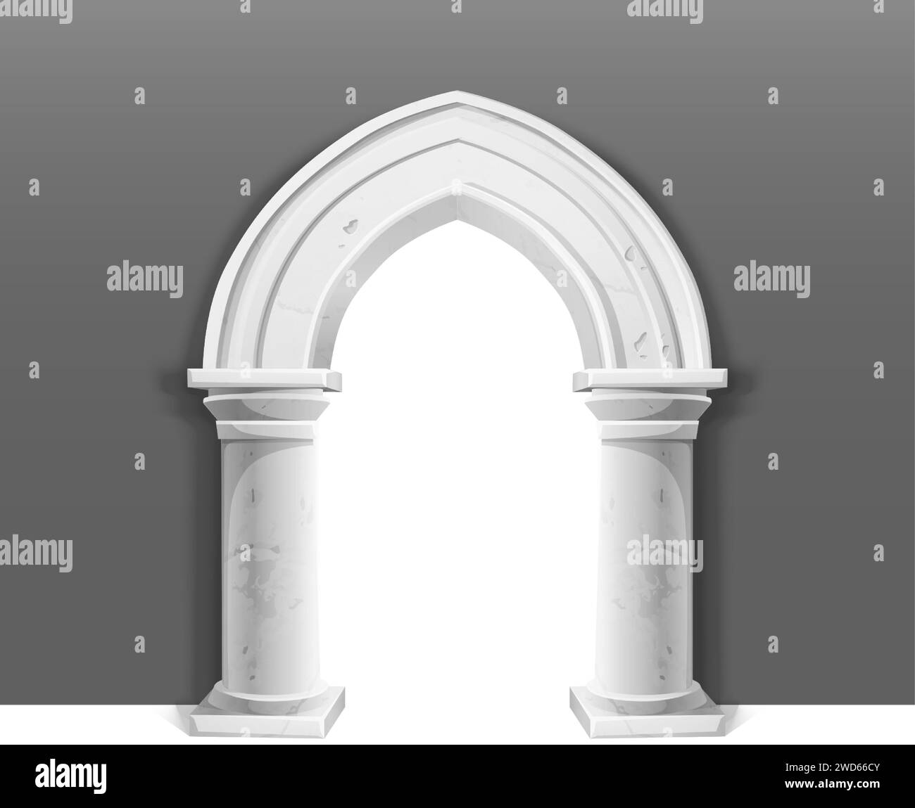 Portale barocco rinascimentale Immagini Vettoriali Stock - Alamy