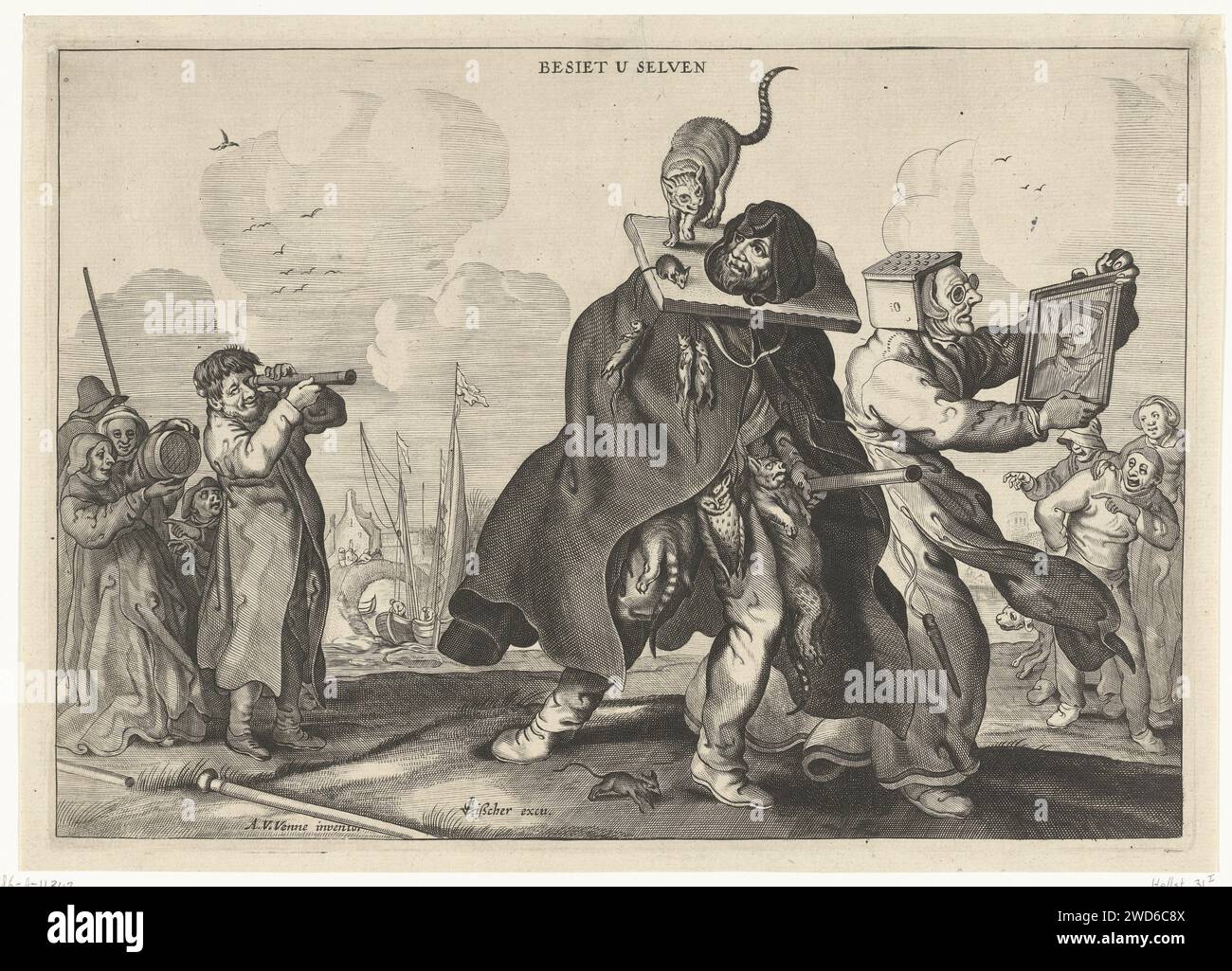 Dicendo Besent immaginate come un uomo con animali morti e una donna ...