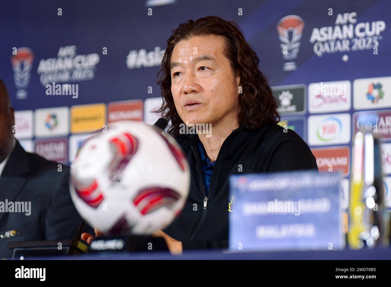 Doha, Qatar. 19 gennaio 2024. AFC Asian Cup Qatar 2023, Conferenza ...