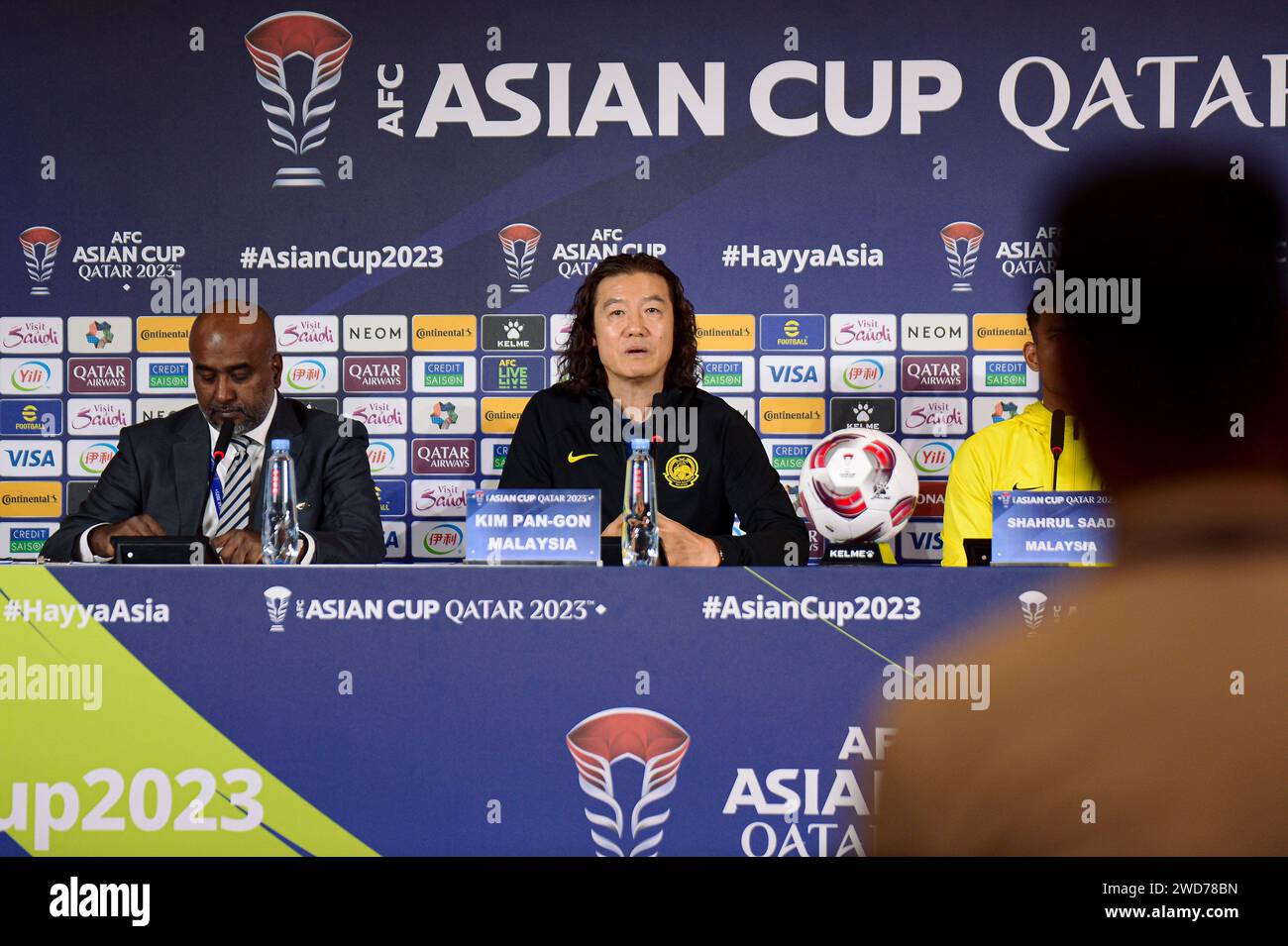 Doha, Qatar. 19 gennaio 2024. AFC Asian Cup Qatar 2023, Conferenza ...